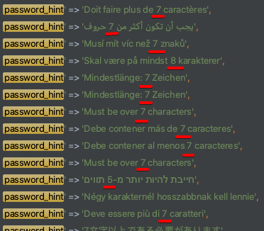 Bug: User's password validation rules mismatch across application ...